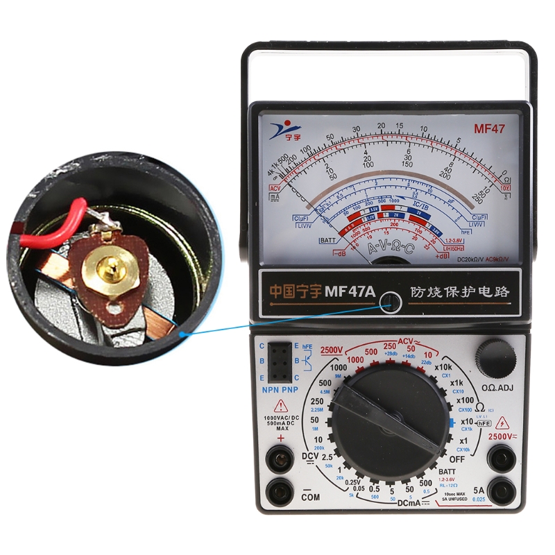 066E Portable Mechanical Pointer Type Multimeter M... – Grandado