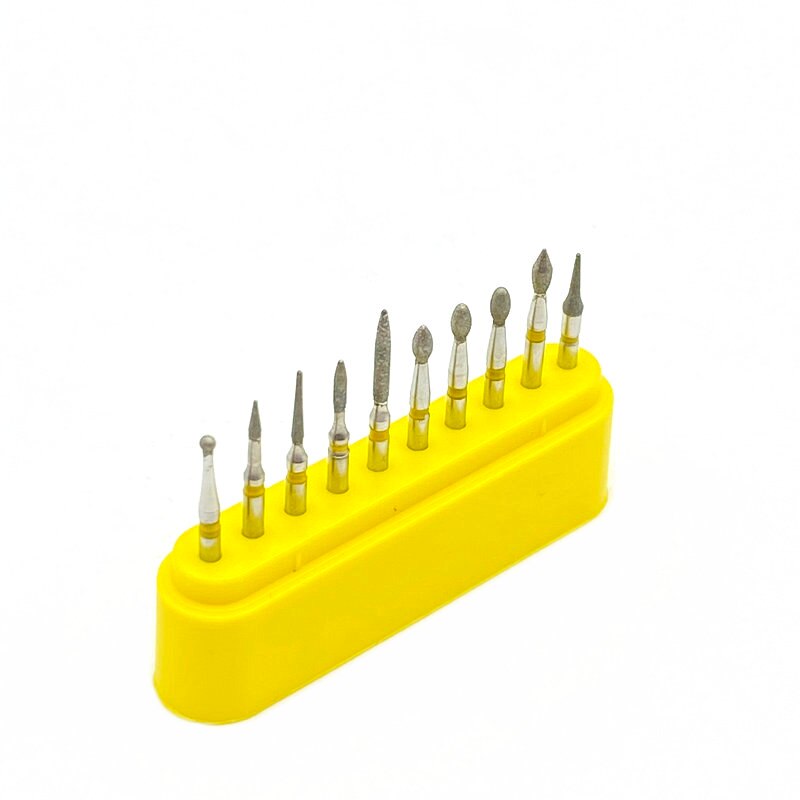 10pcs/kit Dental Diamond Burs for Teeth Porcelain ... – Grandado