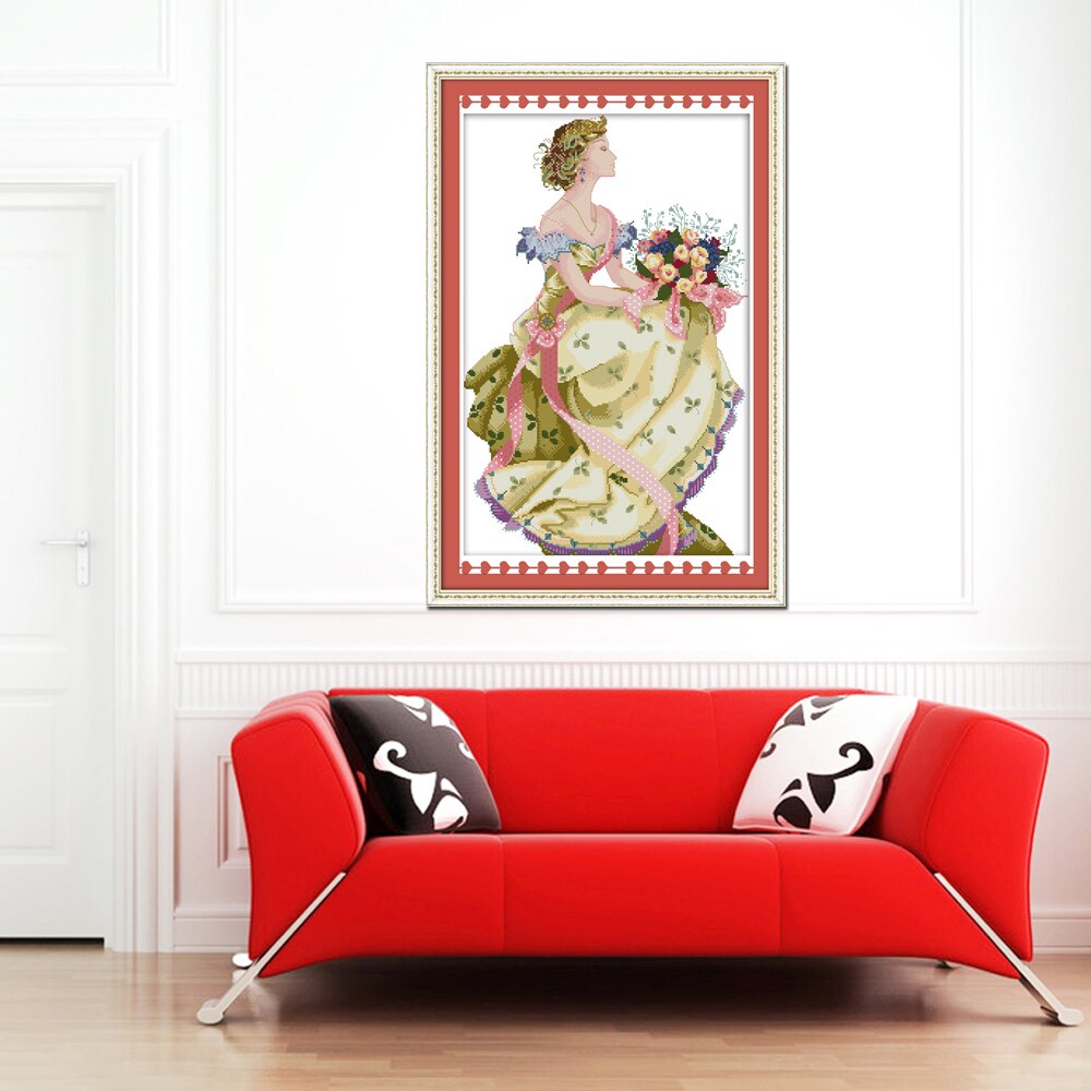 Joy sunday figure style Spring queen stamped easy ... – Grandado