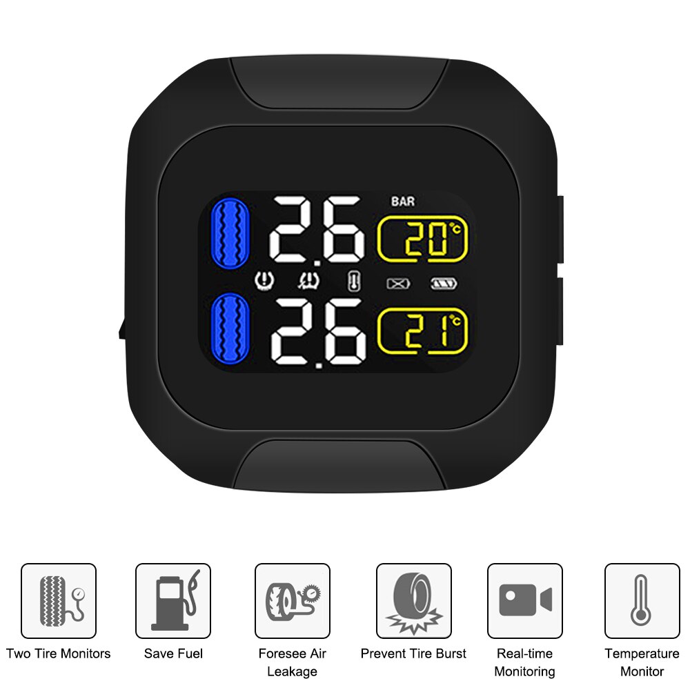 Motorfiets Tpms Motor Bandenspanningscontrolesyste... – Grandado