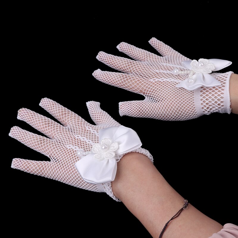 Girls Gloves Princess Mesh Dress Accessories Hollo... – Grandado