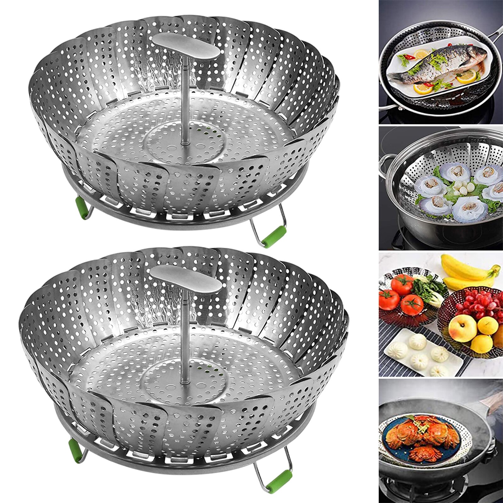 Vegetable Steamer Basket,Premium Stainless Steel V... – Vicedeal