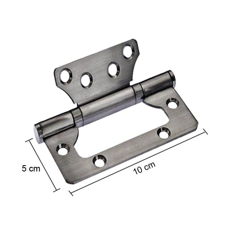 5 pcs Elite Hinge Steel 10 cm Satin Non-Directiona... – Grandado
