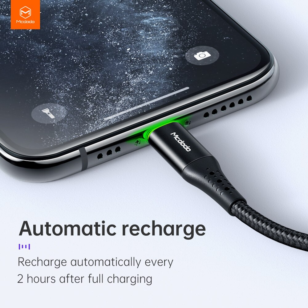 MCDODO USB Type C For Lightning 36W Cable with LED... – Grandado