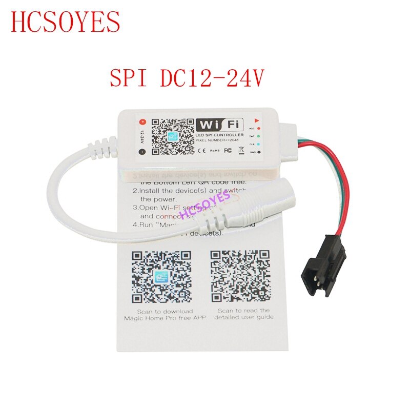 Dc12-24v magic home led spi controller adresserbar... – Grandado