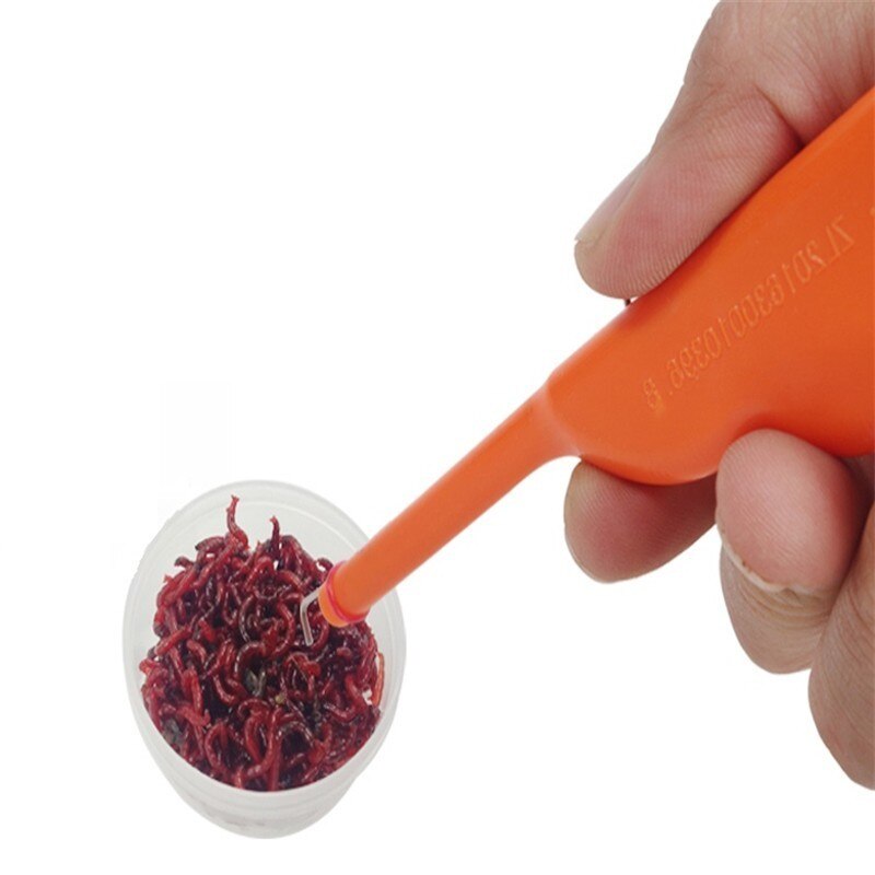Earthworm Bloodworm Clip Portable Fishing Baits Bl... – Grandado