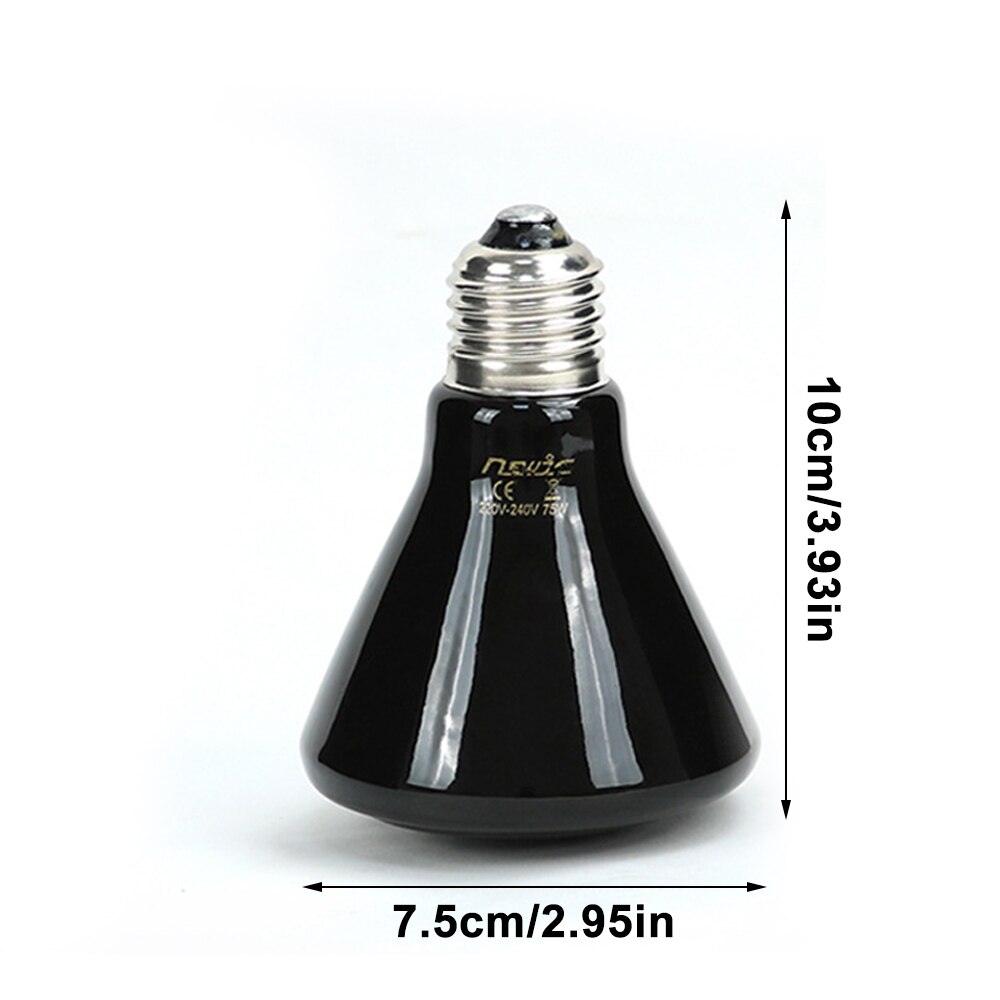 100-240V 75/150W E27 Huisdier Verwarming Lamp Zwar... – Grandado