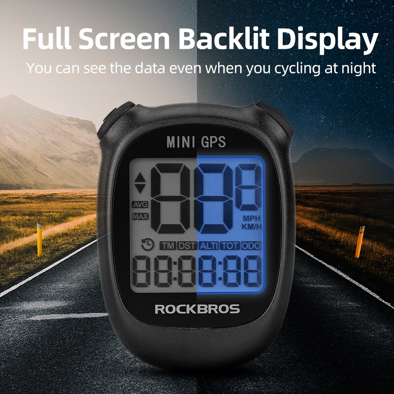 Rockbros Draadloze Fiets Computer Fiets Gps 1.6 In... – Vicedeal