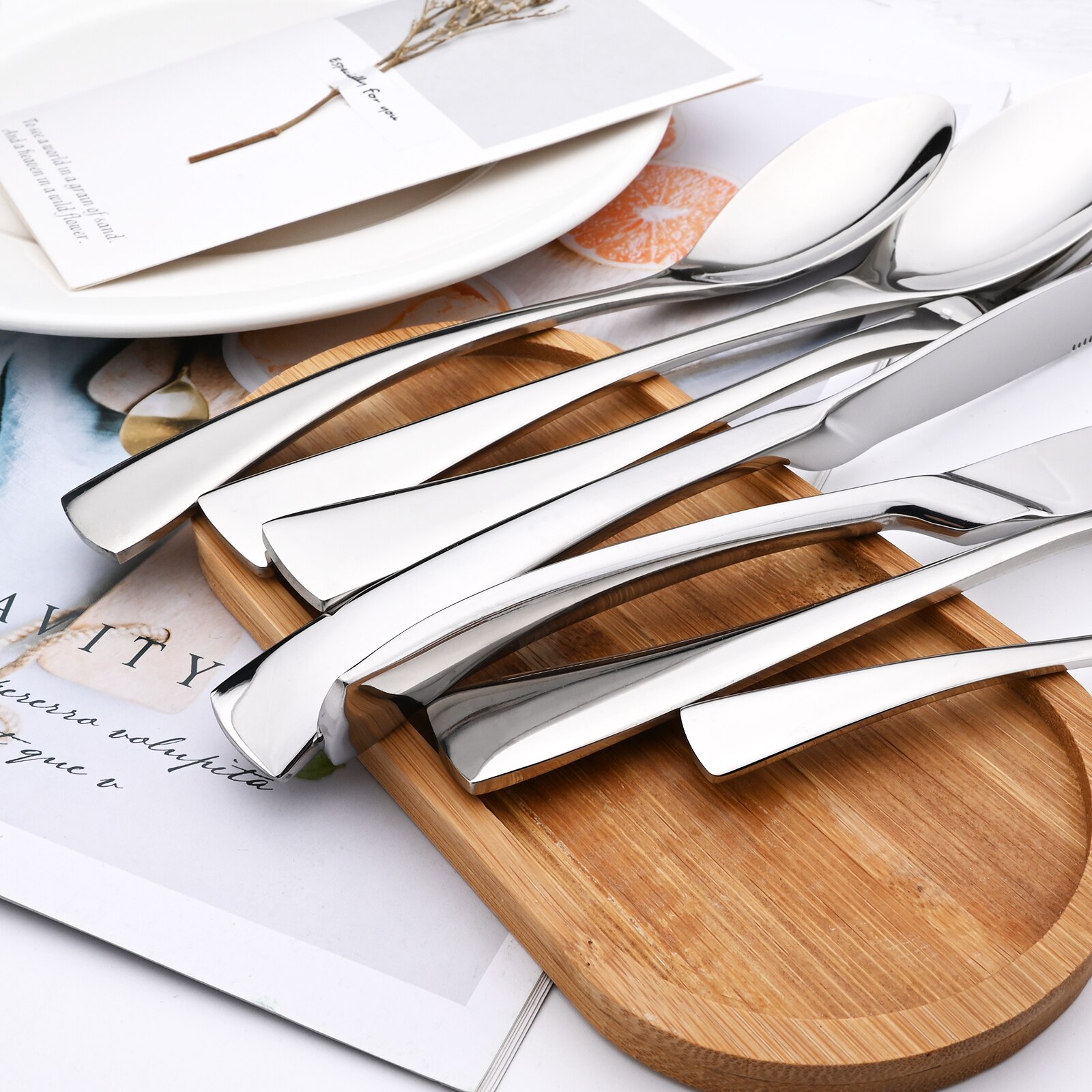 Besteck 4 Teile/satz Besteck einstellen Messer Gab... – Grandado