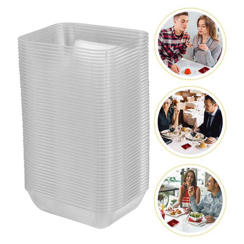 50Pcs Disposable Plastic Plates Fine Safe Chic Sto... – Grandado