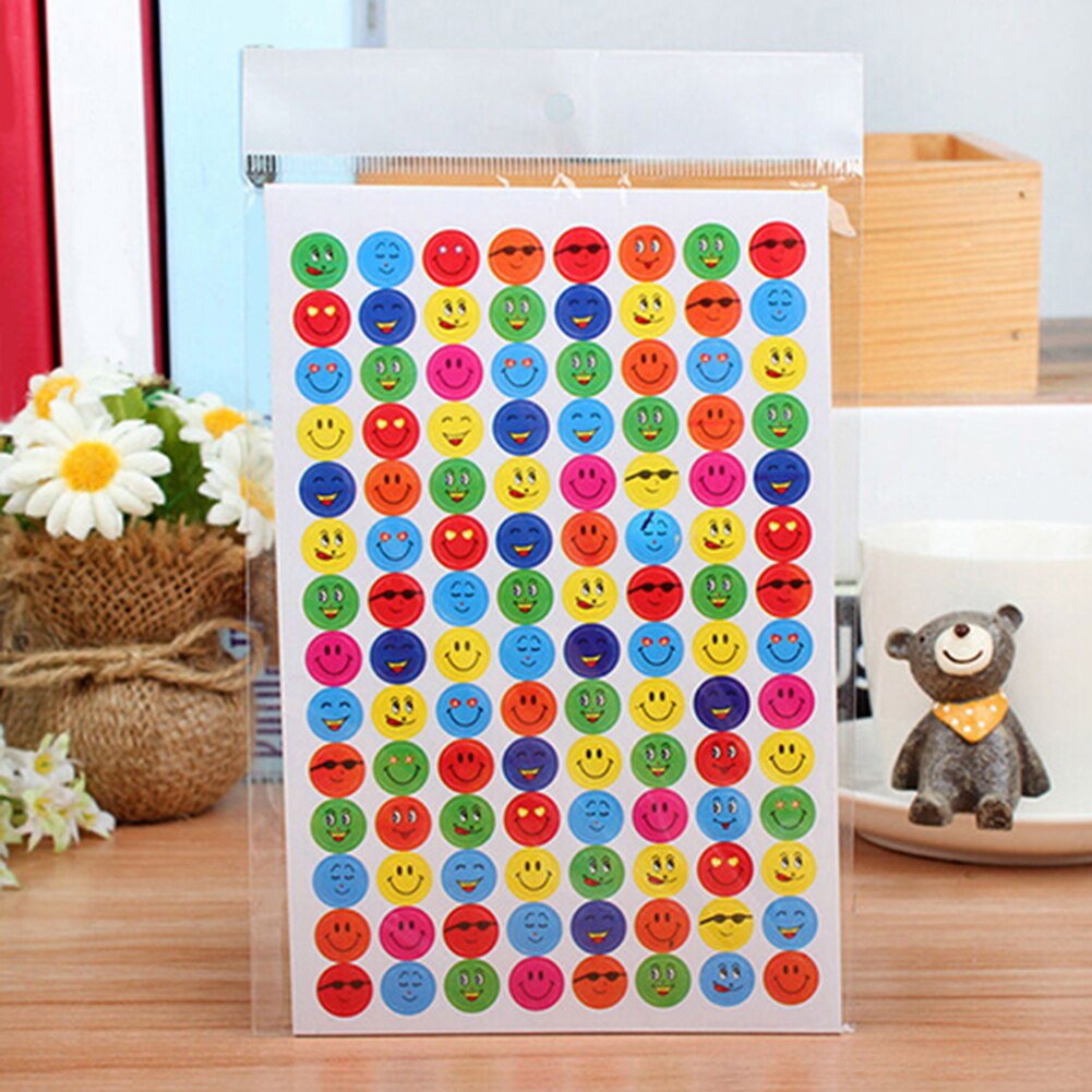 Kinderen Glimlach Gezicht Beloning Stickers School... – Vicedeal