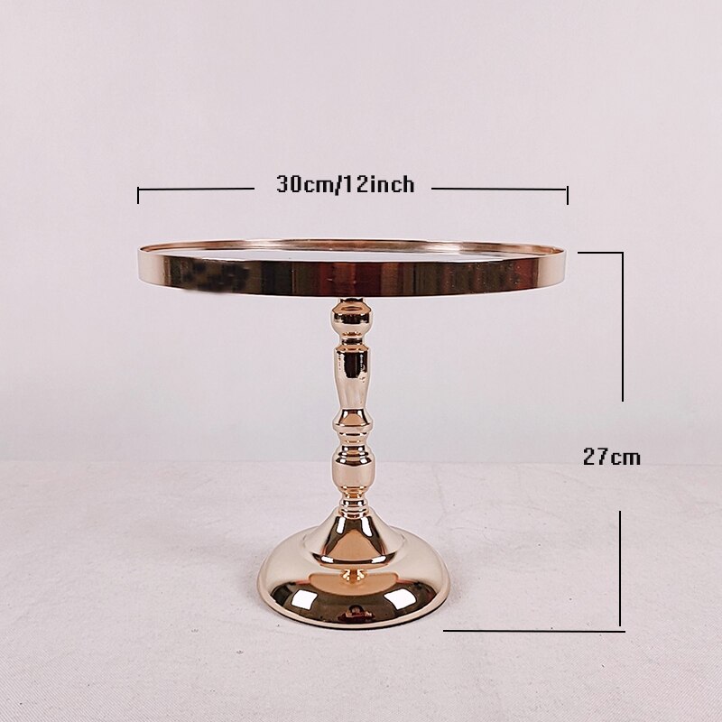 1pcs gold mirror cake stand sets cupcake sweet tab... – Grandado