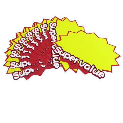 10 stk butikker super verdi trykt taggete kant rek... – Grandado