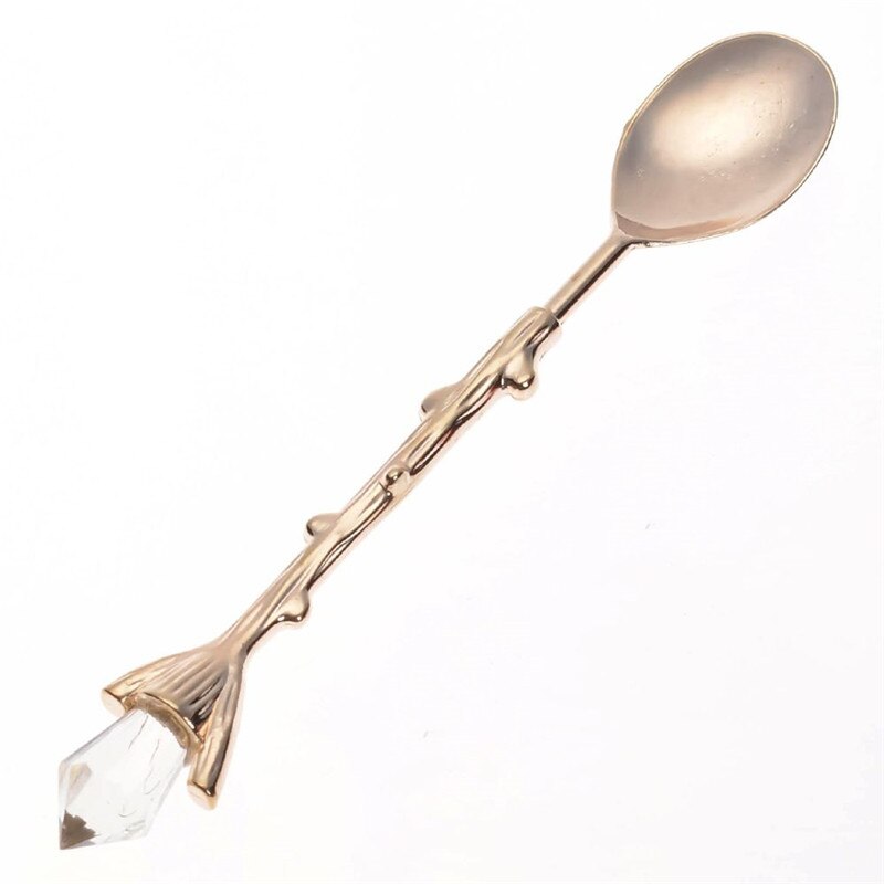 Alloy Crysatl Tea Spoon Court Tree Branch Small Sp... – Vicedeal