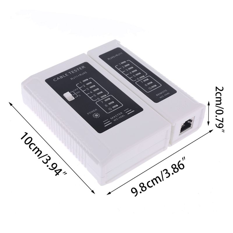 Lan Tester WZ 468 RJ45 and RJ11 Network Cable Test... – Grandado