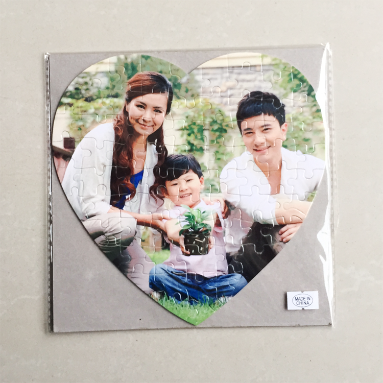 10pcs Sublimation Blank Puzzle DIY Craft heart Jig... – Grandado