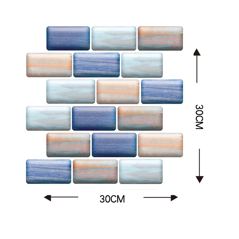 3D Brick Wall Panel Living Room Brick Stickers Bed... – Grandado