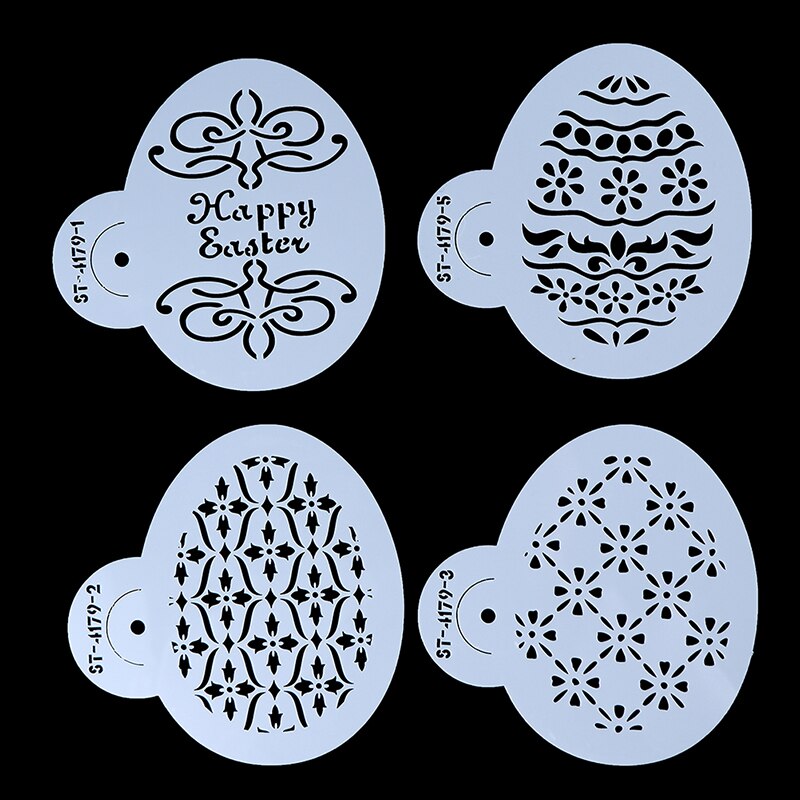 8Pcs/Set Easter Egg Shape Cookie Stencils Cake Dec... – Vicedeal