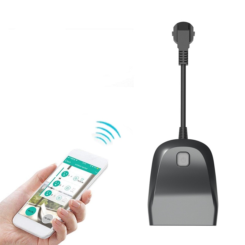 Indoor Outdoor Slimme Draadloze Wifi Socket App/Vo... – Vicedeal