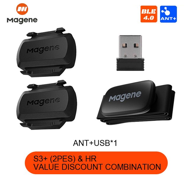 Radfahren Magene Beweger H64 S3 + Ameise + USB C40... – Grandado