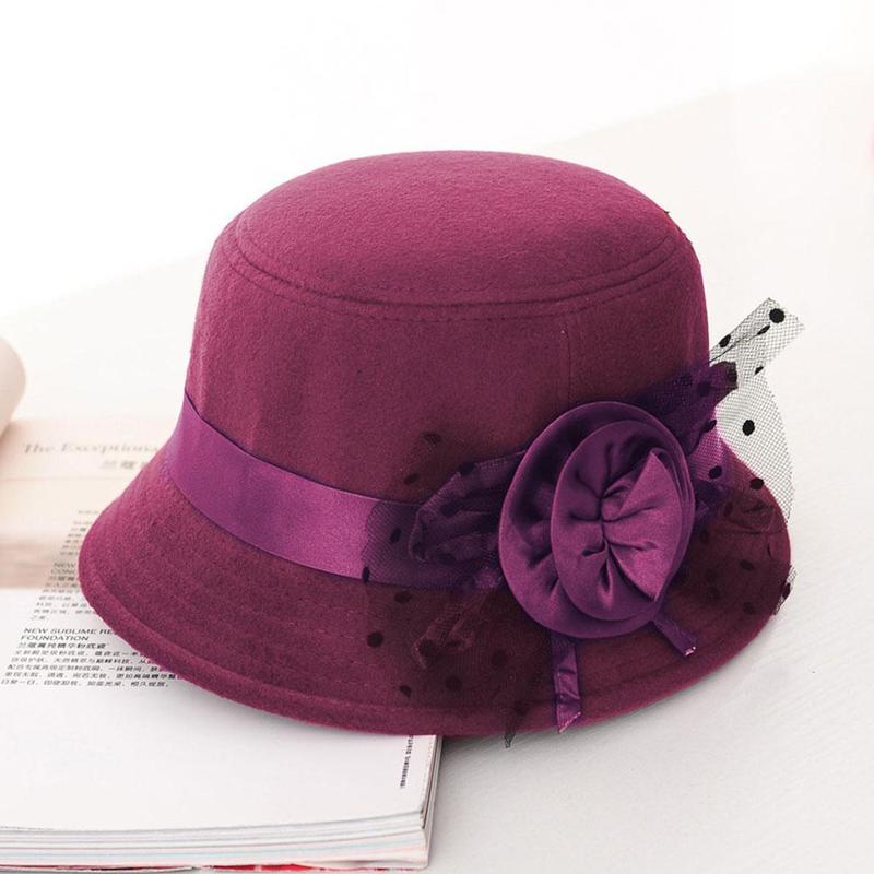 Emmer Cap Dames Bloem Kerk Vrouwen Bolhoed Cloche ... – Vicedeal
