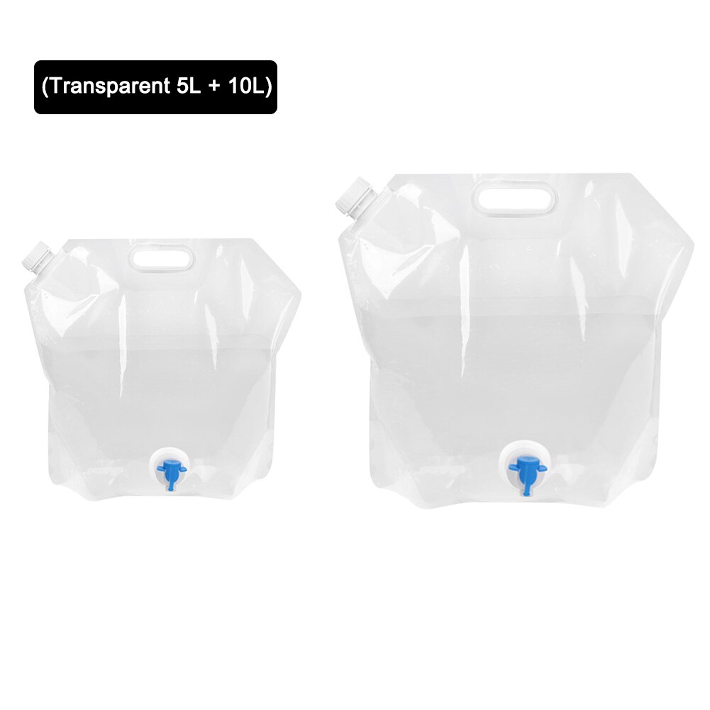 1/2/5pcs 5L/10L Portable Outdoor Water Bag Foldabl... – Grandado
