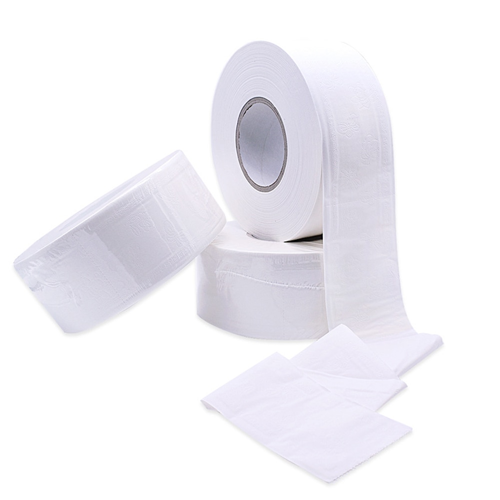 1 Roll 4-ply Paper Tissue Toilet Roll Paper Public... – Grandado