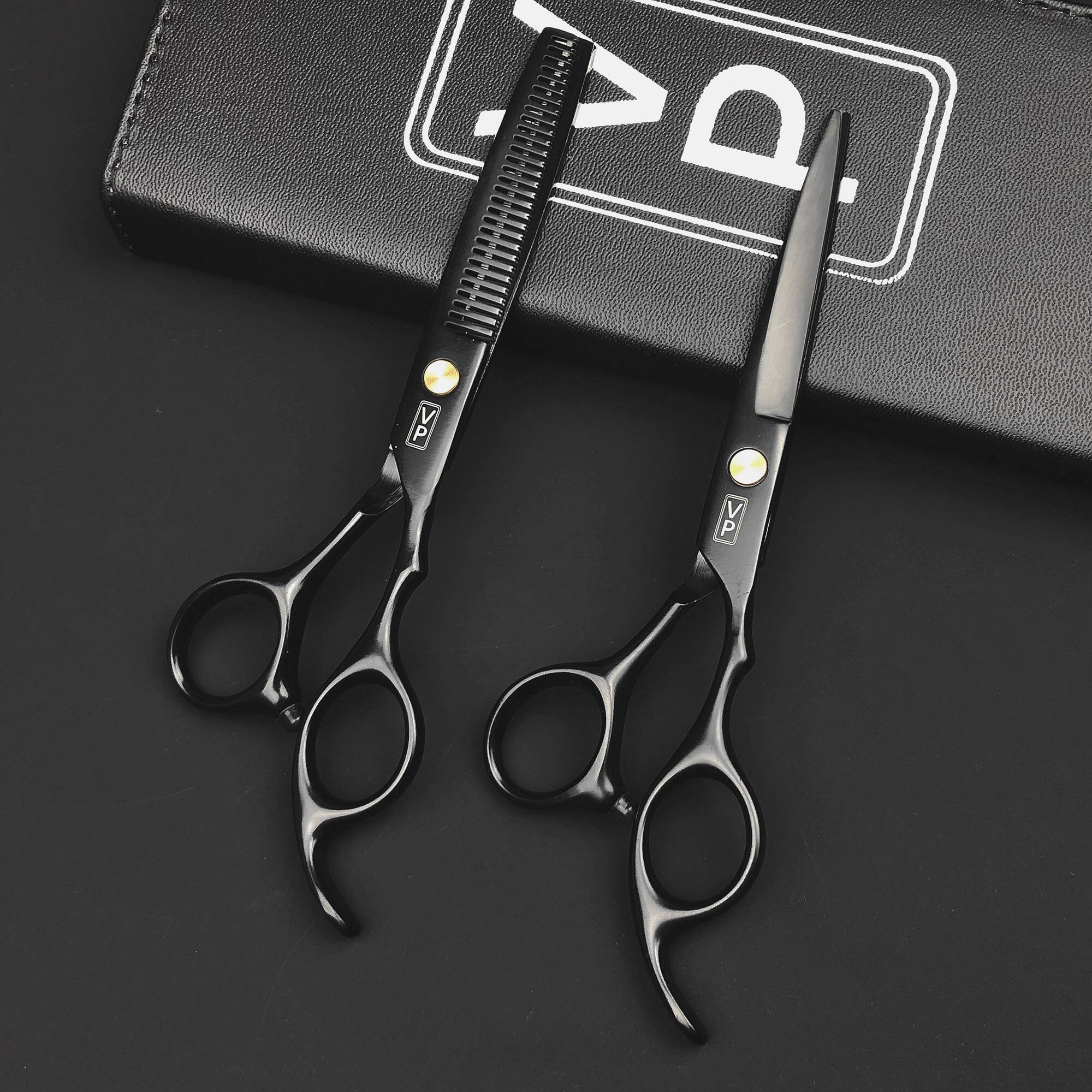 6 Inch Japan 440C Steel Hair Scissors Hairdressing... – Vicedeal