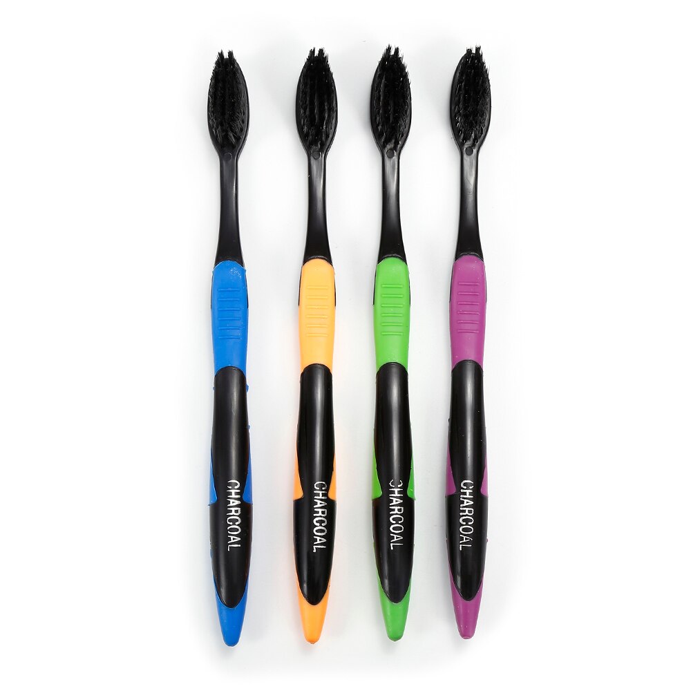 4Pcs Bamboo Charcoal Toothbrush Oral Care Antibact... – Vicedeal