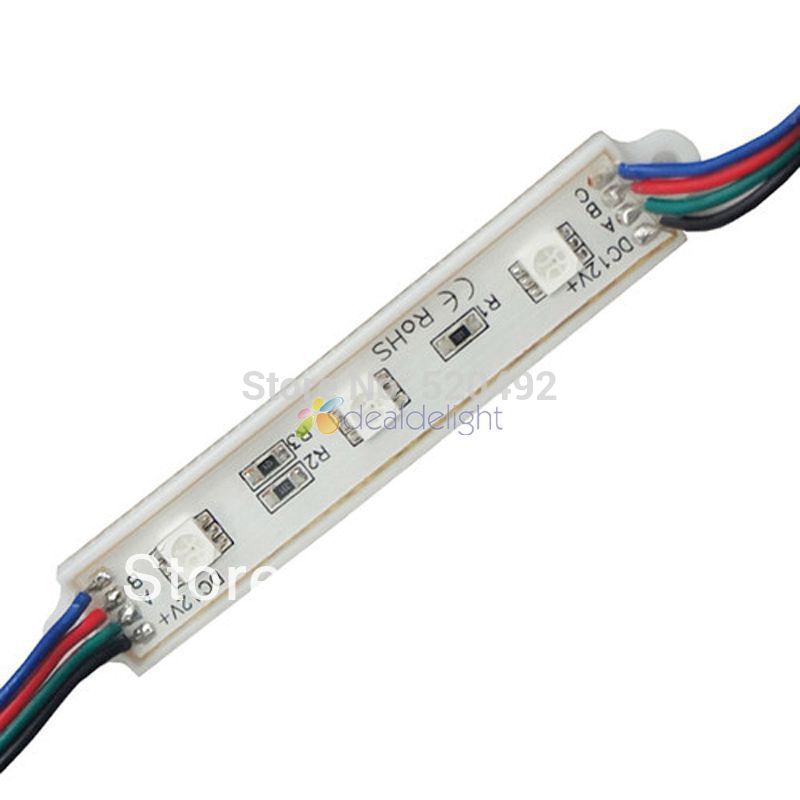 20 stks 5050 SMD 3 Leds RGB Waterdichte LED Module... – Grandado