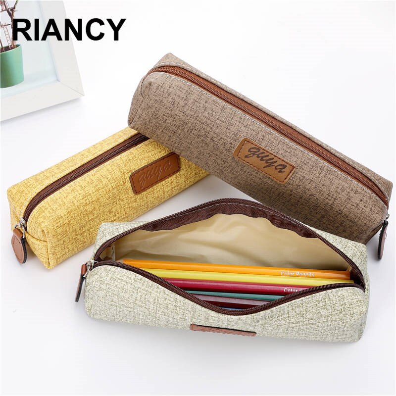 School Office Pen Bag Box Cute PU Leather Small Pe... – Vicedeal