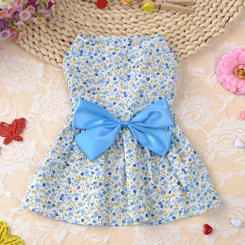 Vestido Floral de verano para perros, ropa para pe... – Vicedeal