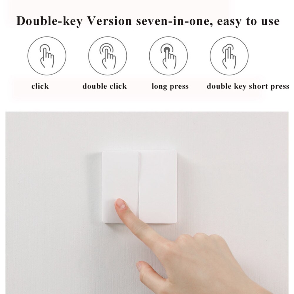 DoubleKey Wall Switch Intelligent Doorbell Light C... – Grandado