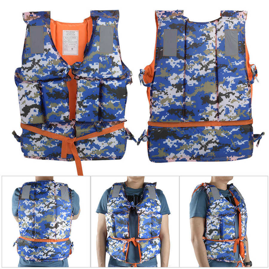 Swimming Floating Life Jacket Adult Life Vest Surf... – Grandado