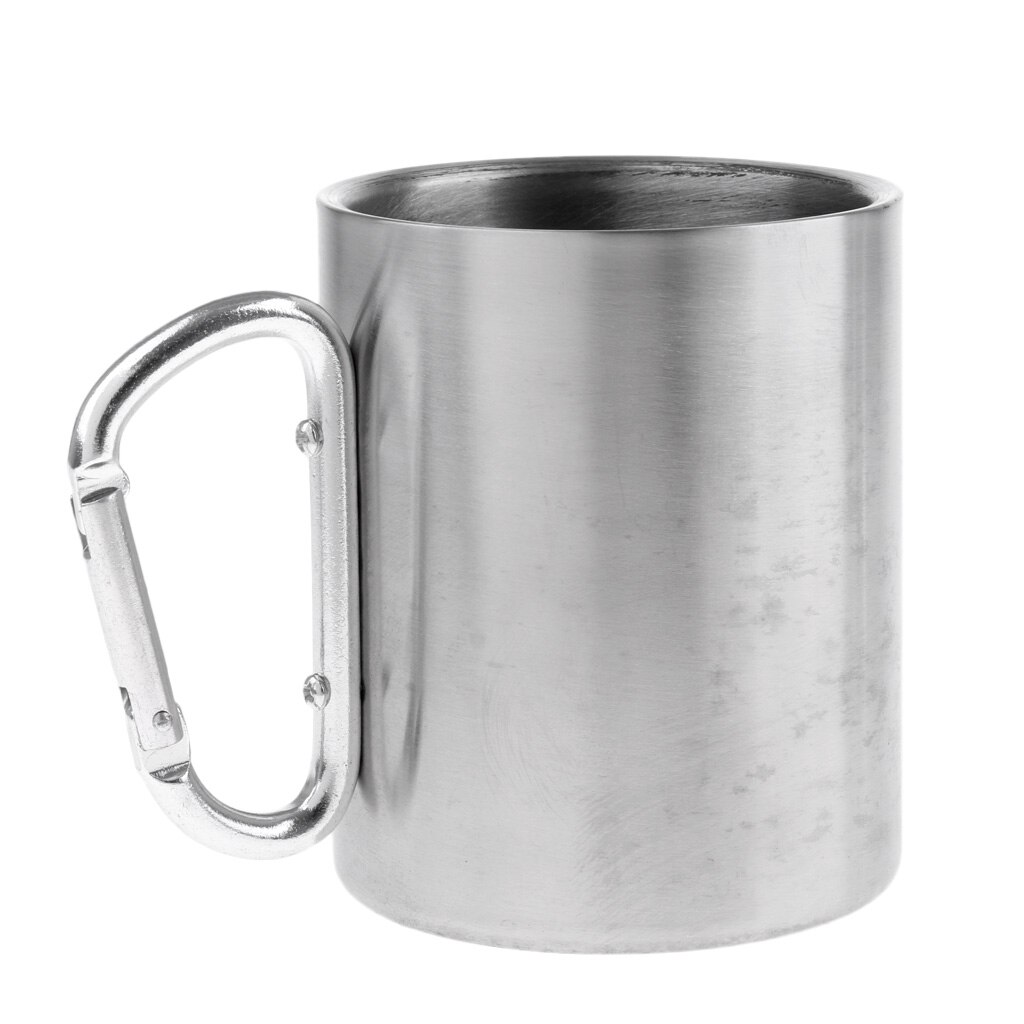 Double Wall Stainless Steel Camping Hiking Mug Out... – Grandado