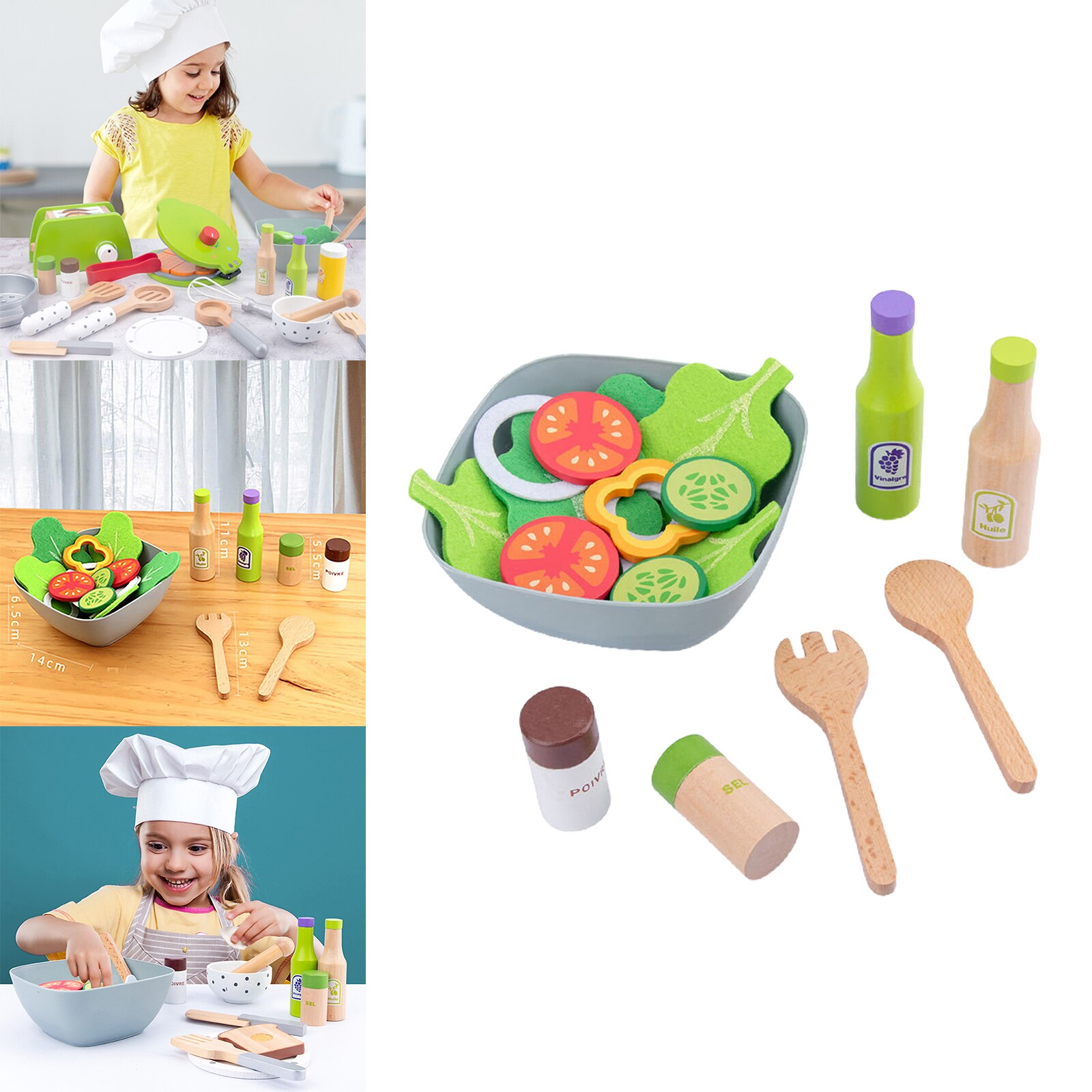 Making Salads Toys Game Simulation Kitchen Fruits ... – Vicedeal