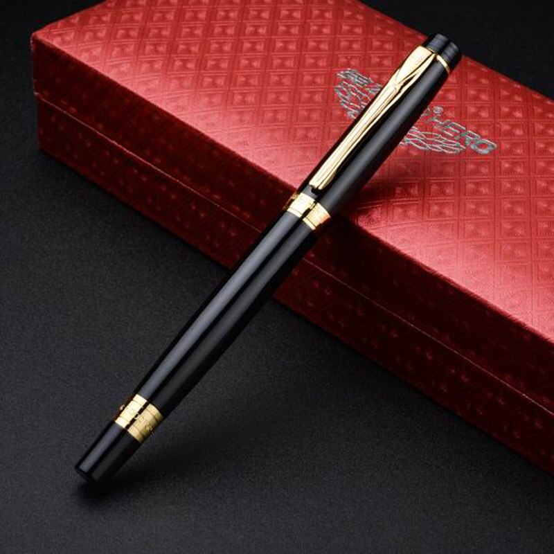 Luxe Hero 3802 Vulpen Zwart Gouden Retro Kantoorbe... – Grandado