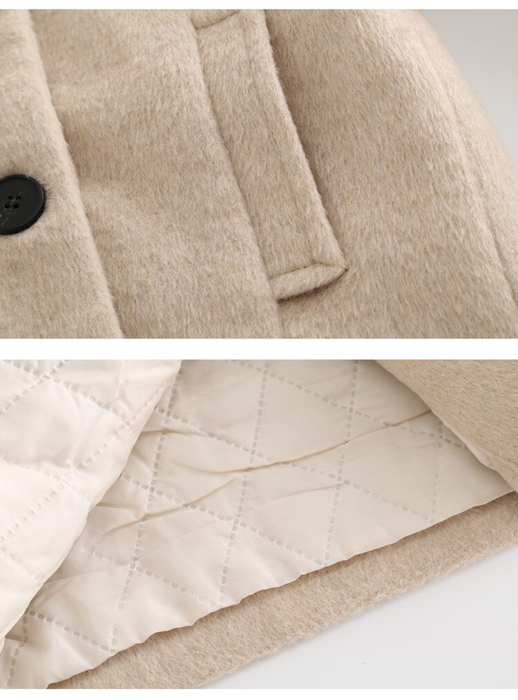 Girl Woolen Coat Autumn Children Coat For Girls pi... – Grandado