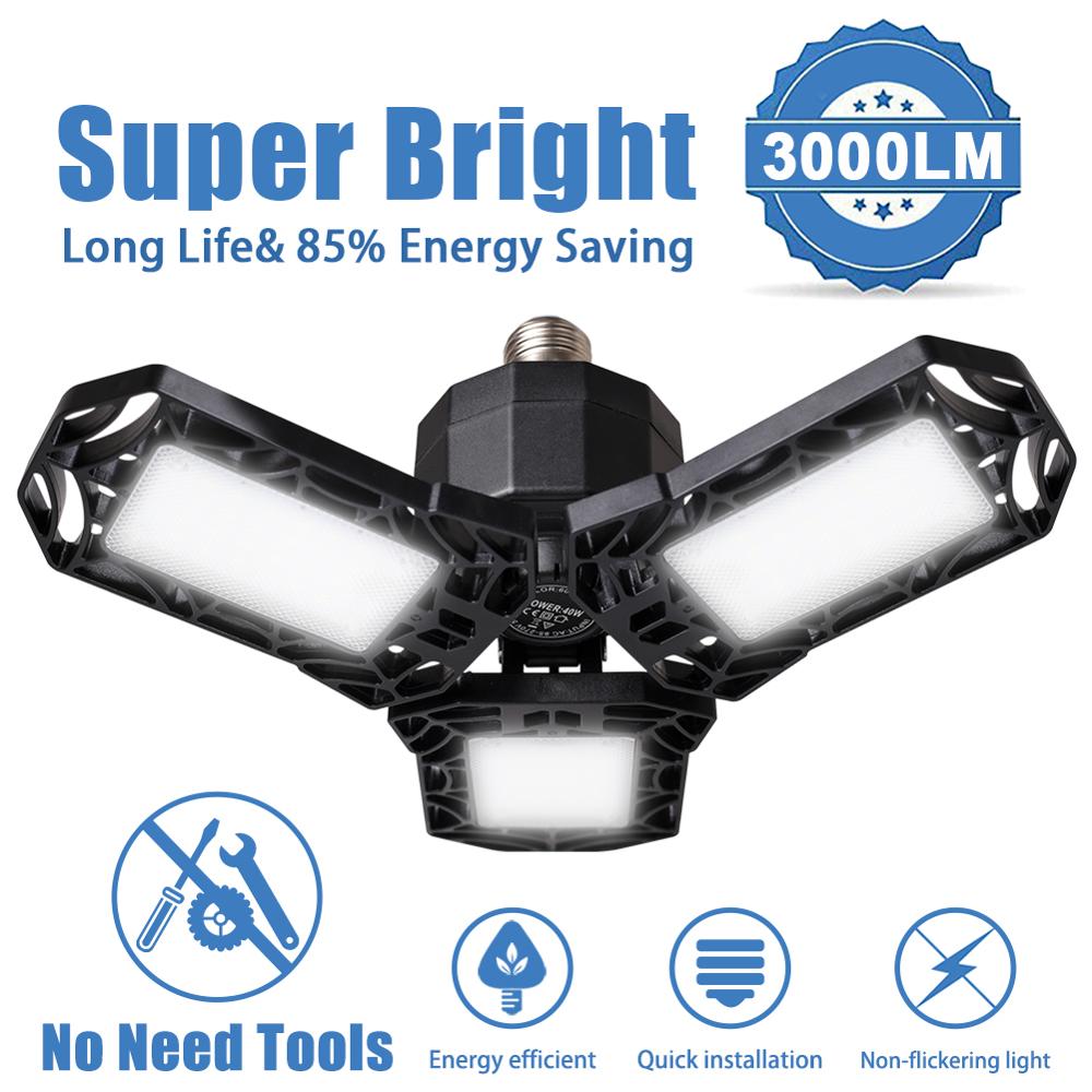 Led Garage Lamp UFO Deform Industrial Lamp 30W Mul... – Grandado