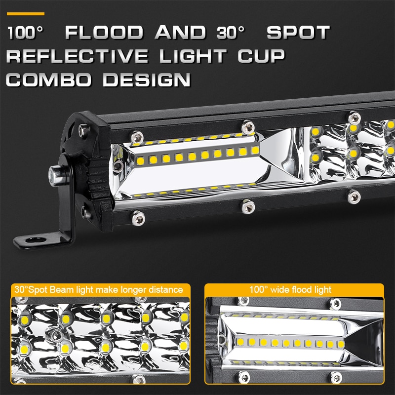 Ultra Slim Led Bar 7 ''13'' 20 Inc... – Grandado