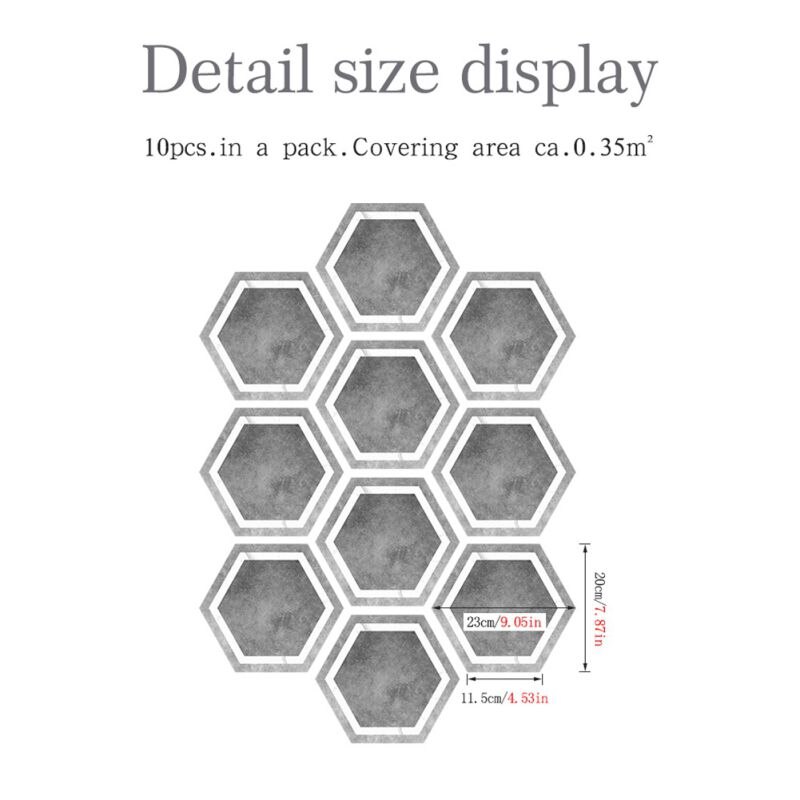 10pcs/set Floor Tiles Diagonal Wall Sticker Desk W... – Grandado