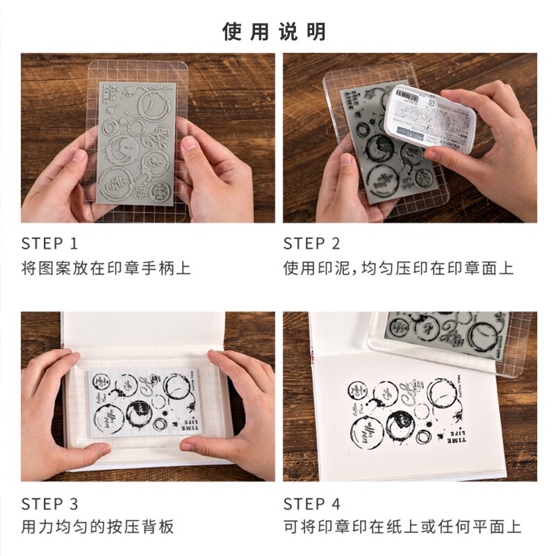 8PCS/lot mottled base series stamp DIY foam rubber... – Grandado