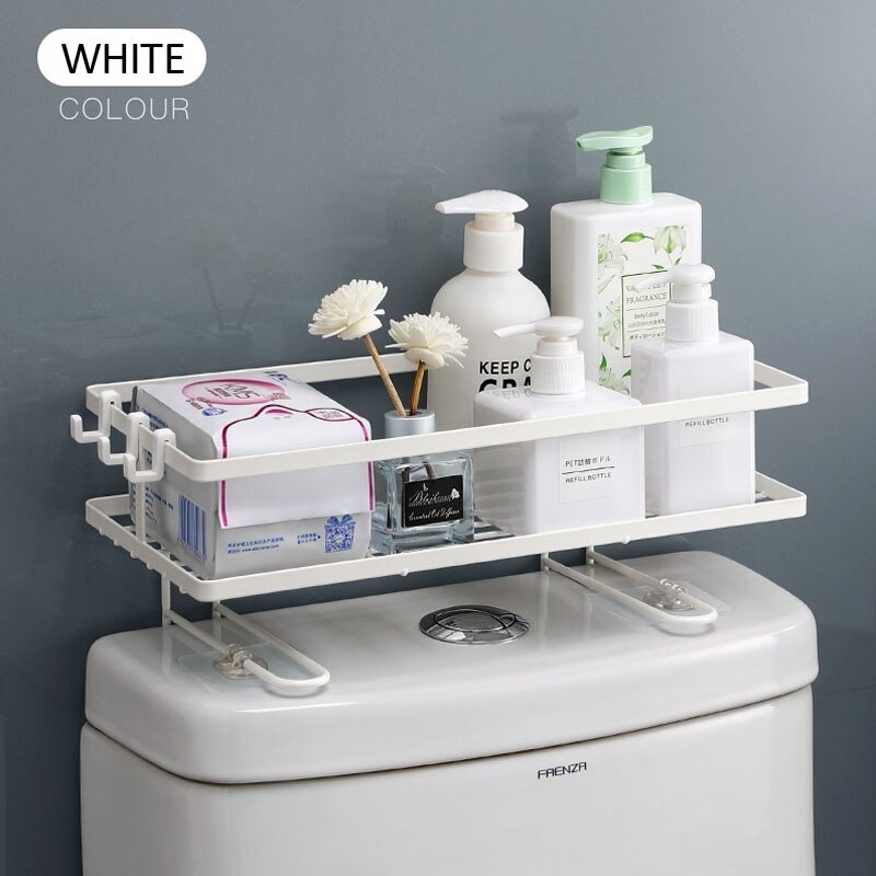 Shower Storage Rack Closetool Organizer Bathroom S... – Grandado