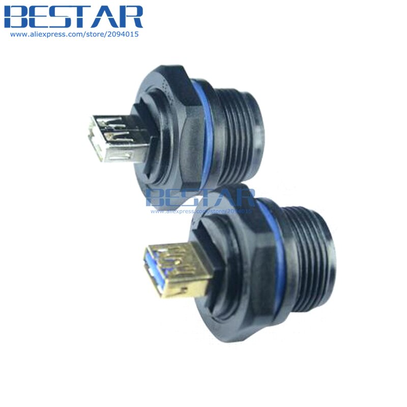 USB 2.0 4 pin USB 3.0 9 pin IP67 Waterproof Connec... – Grandado