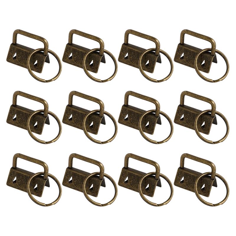 50Pcs DIY Fabric Key Chain Fob Wristlet With Key R... – Vicedeal