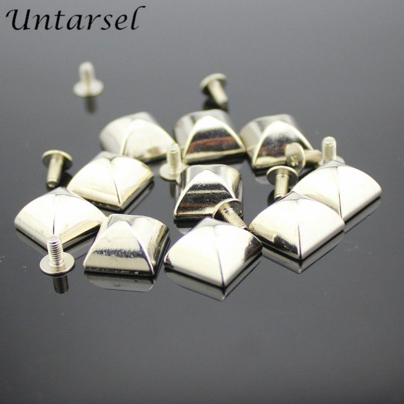 10pcs 14*14mm Square Metal Screw Rivet For Backpac... – Grandado