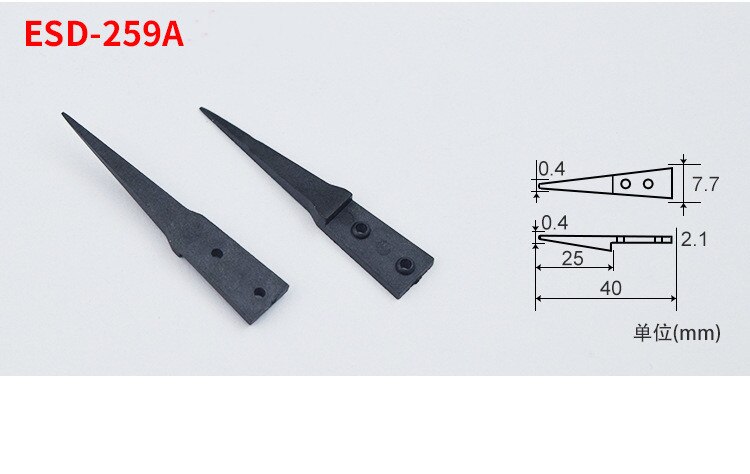1pcs Esd Anti-static Tweezers With Replaceable Tip... – Grandado