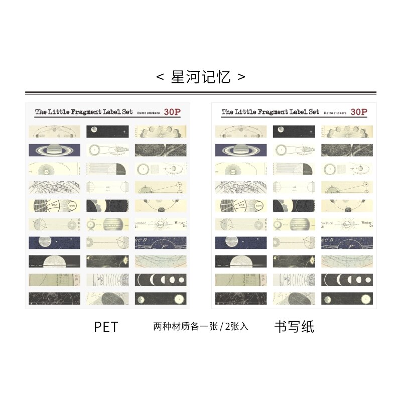 2 Stks/pak Vintage Stickers Label Collage Bullet J... – Vicedeal