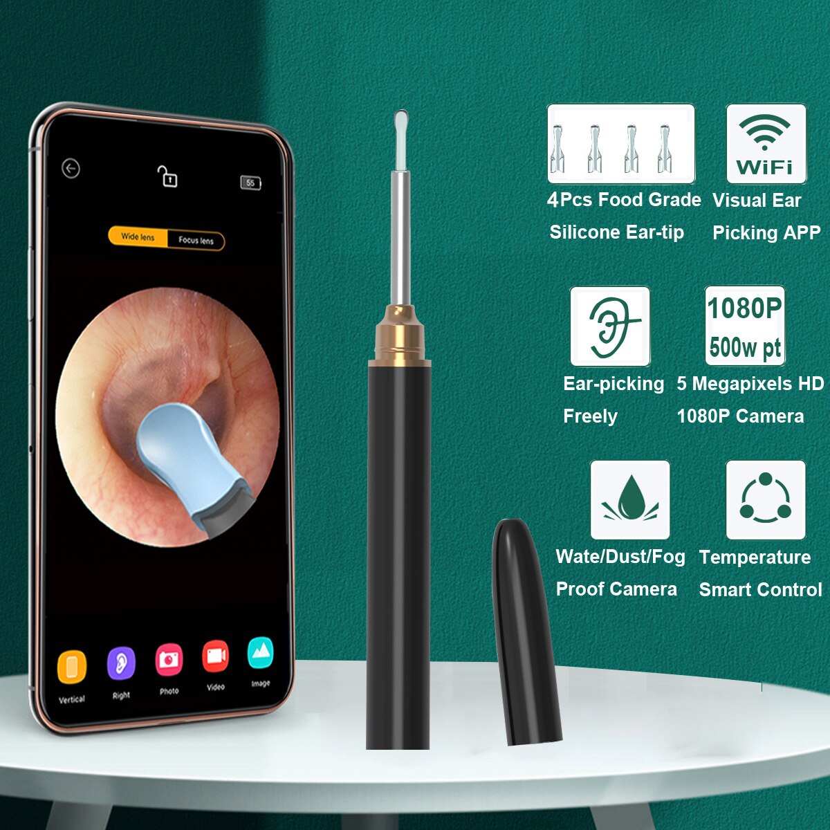 Multifunction Visual Earpick Smart Wireless Boresc... – Grandado