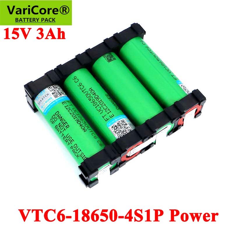 VariCore 18650 VTC6 4S1P 14.4/14.8v 3000mAh 4S2P 6... – Vicedeal